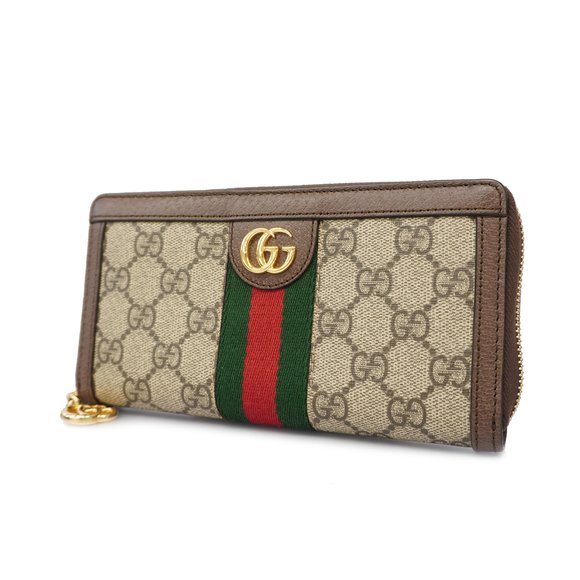 Gucci | Accessories | Auth Gucci Sherry Gold Hardware 52354 Womens Gg ...